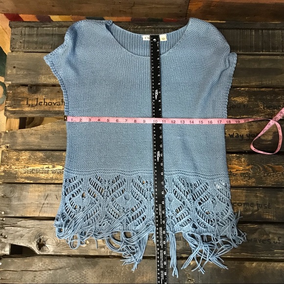 Cato | Tops | Cato Blue Sweater Type Top | Poshmark